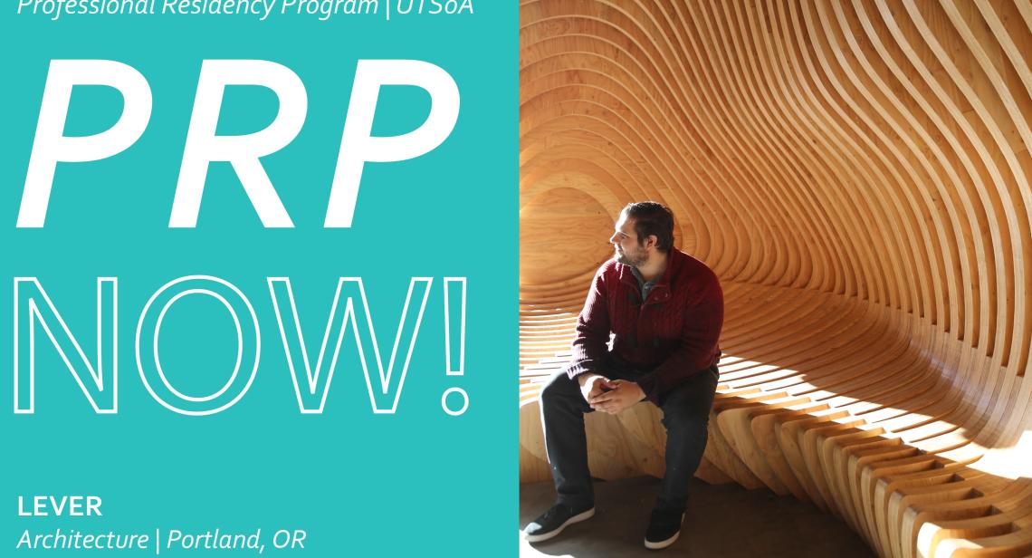 PRP Now! Diego Zubizarreta Otero // LEVER Architecture | School of Architecture